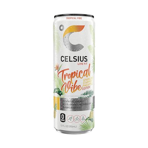 Celsius Assorted Flavors Official Variety Pack Tropical Vibe 24pack Ebay