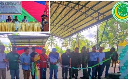N Cotabato Village Under Barmm Gets P M Activity Center Philippine