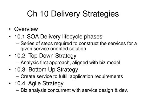 PPT SOA Delivery Strategies And Service Oriented Analysis I PowerPoint Presentation ID 865735