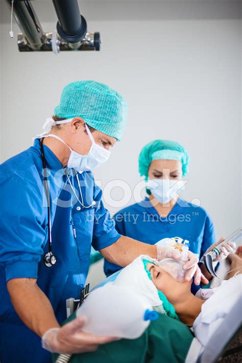 Anesthetic Nurse And Patient Stock Photo Royalty Free FreeImages