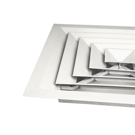 Regular Aluminum 4 Way Air Diffuser For Efficient Hvac Airflow Distribution 4 Way Air Diffuser