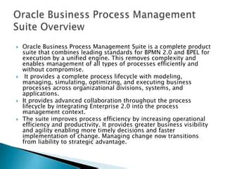Oracle Business Process Management PPTX