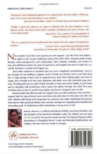 Natural Health After Birth Aviva Romm Golden Poppy Herbal Apothecary