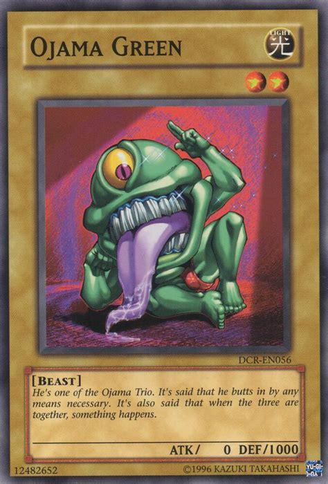 Ojama Green Dark Crisis Worldwide English Yugioh