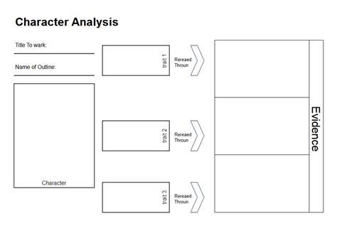 Character Analysis Graphic Organizer Character Analysis Worksheet Hot Sex Picture