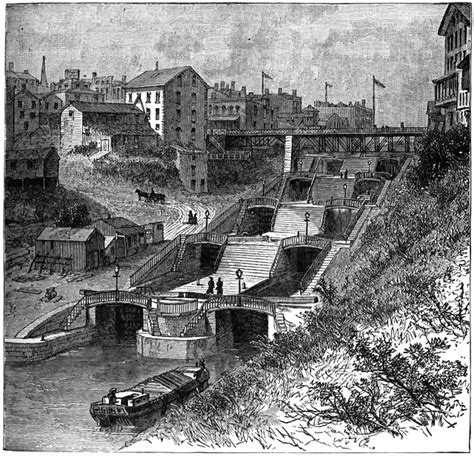 Locks On The Erie Canal Clipart Etc