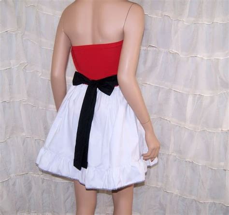 Pokeball Summer Tube Top Dress Cosplay Costume Adult Plus