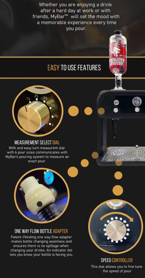 Mybar Cocktail Maker Pours And Mixes Your Perfect Drink Every Time