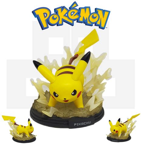 Pokemon โปเกม่อน ฟิกเกอร์โมเดล ปิกาจูชาร์จพลัง Pikachu Shopee Thailand
