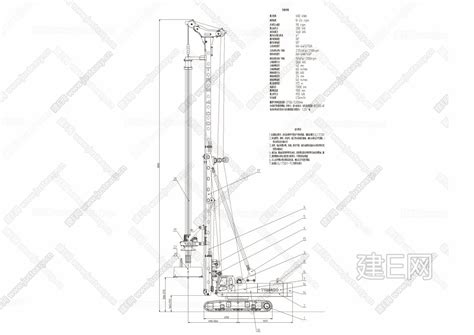 挖钻机机械图 CAD施工图施工图下载 施工图挖钻机机械图 CAD施工图下载 施工图挖钻机机械图 CAD施工图免费下载 建E室内设计网