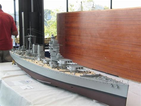 Model Of A British G 3 Class Of Battleship Four Of Which Were Planned