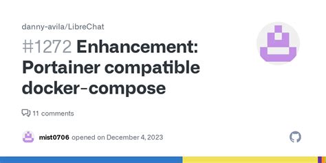 Enhancement Portainer Compatible Docker Compose Issue Danny