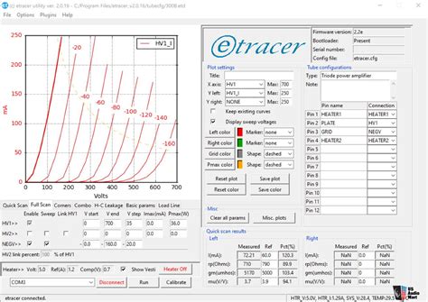 Etracer Tube Testingcurve Tracing With A Pdf Report For Sale Or Trade Us Audio Mart