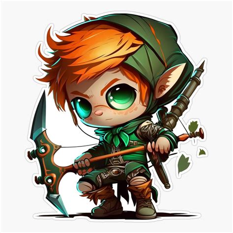 Maneki Bow Arrow Chibi Cute Erphone Decal Water Bottle Stickers Car