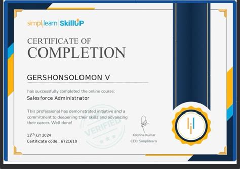 gershonsolomon victor on linkedin salesforce certification learning
