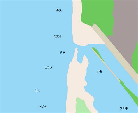 神戸川河口の釣り場情報 魚速報