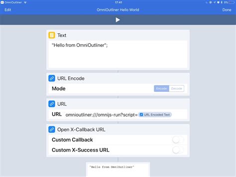 Call X Callback Url From Omnijs Omnioutliner Automation The Omni