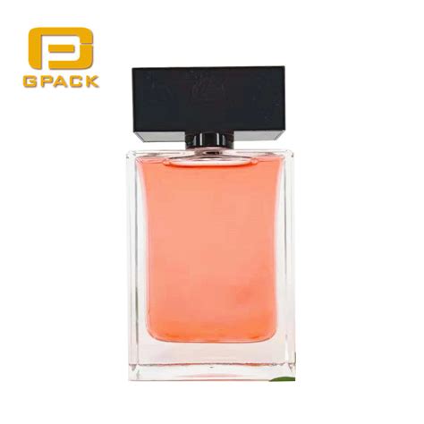 50ml 100ml Rectangular Perfume Bottle Perfume Dispenser Bottles Elegant