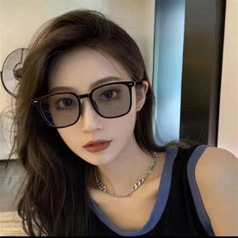 Photochromic Tr90 Glasses Unisex Oversized Frame Anti Blue Light Uv400