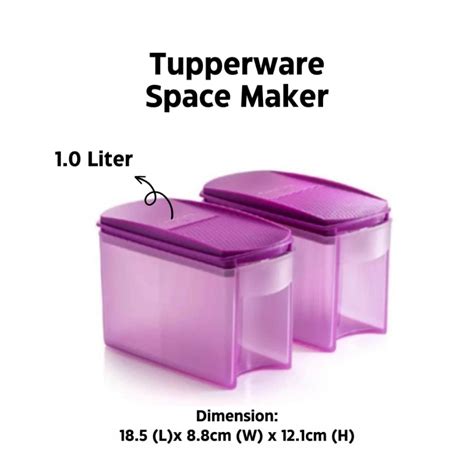 Tupperware Space Maker 10l 1 Pc Shopee Malaysia