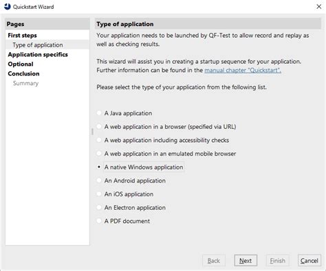 Starting The Application Qf Test Tutorial