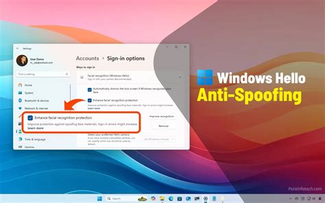How To Enable Anti Spoofing Protection For Windows Hello Face On Windows 11 Pureinfotech