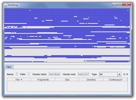 Defragment Hard Disk Faster With Java Defrag