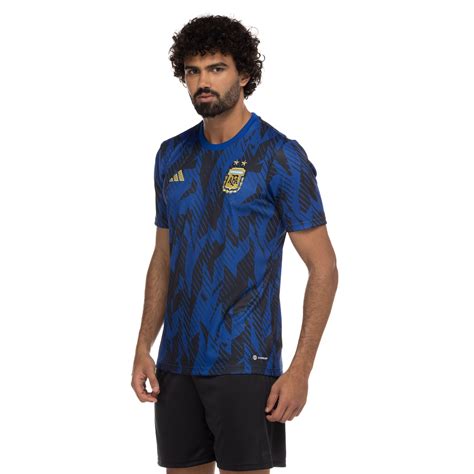 Camisa Pré Jogo Seleção da Argentina adidas Masculina Centauro