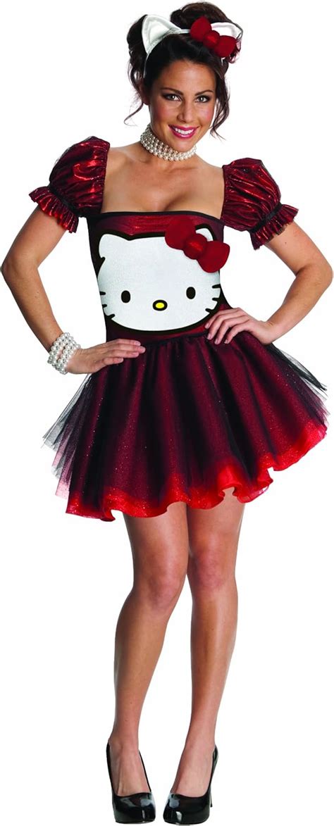Hello Kitty Secret Wishes Sexy Red Costume Red X Large