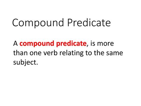 Subjects Predicates Ppt Download