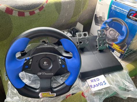 Logicool Logitech Gt Force Steering Wheel Set With Force Feedback Brand New For Ps Pc Gt