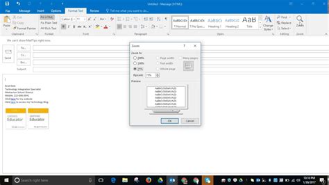 Small Text In Your Outlook E Mail Solution Youtube