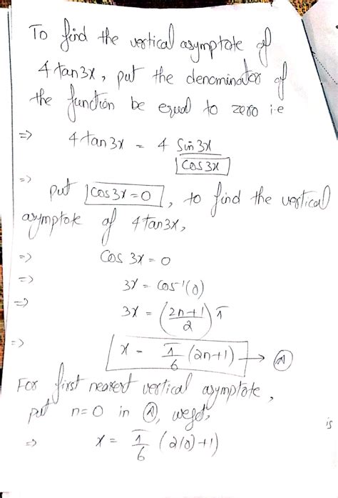 Solved Graphs Of The Tangent Cotangent Secant Cosecant Functions Course Hero