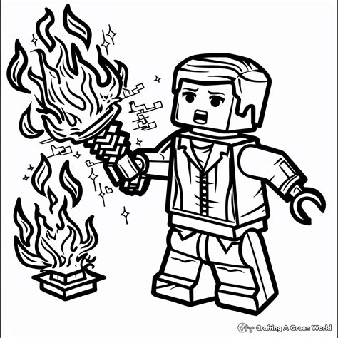 Lego Minecraft Coloring Pages Free And Printable