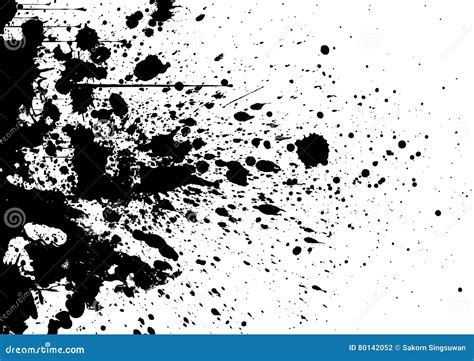 Vector Splatter Background Black Color Illustration Desi Stock Vector Illustration Of Design