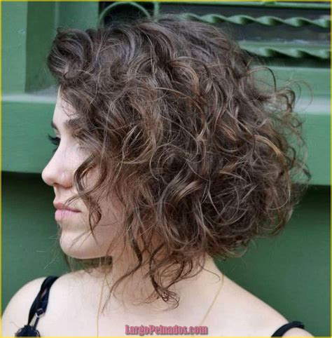 Cortes De Pelo Rizado Estilo Bob Largo Peinados
