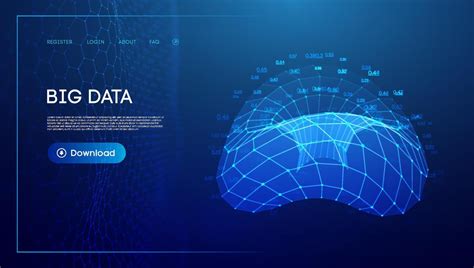 Big Data Map Vector Art Icons And Graphics For Free Download