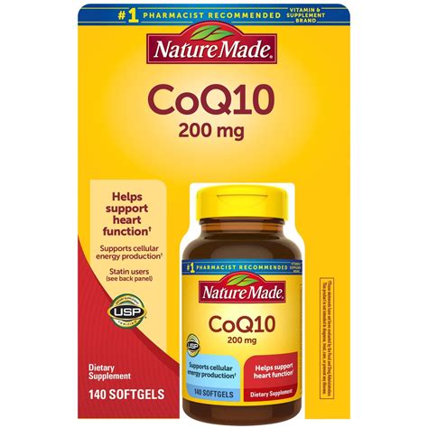 Nature Made Coq10 200 Mg Softgels 140 Count