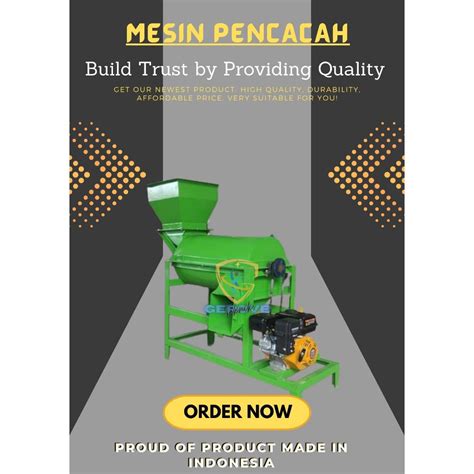 Jual Mesin Pencacah Plastik Rumput Kompos Dll Murah Mesin Chopper