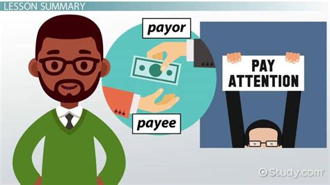 Payor Vs Payee Definition Differences And Examples Video