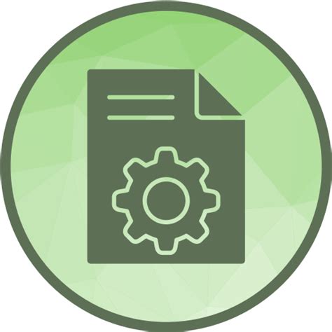 Document Setting Generic Color Lineal Color Icon