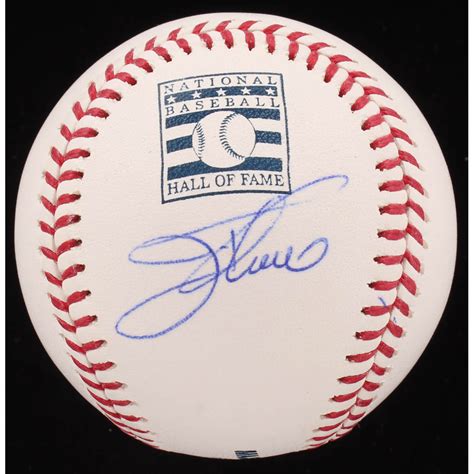 Jim Thome Signed OML Hall Of Fame Baseball Beckett COA Pristine Auction