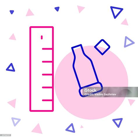 흰색 배경에 분리된 문서 아이콘을 위해 법의학 통치자와 함께 배치된 증거 조각으로 Line Bullet 케이스 범죄 현장의