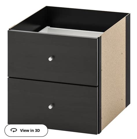 Ikea Kallax Drawers And Doors Dark Brown Furniture And Home Living Furniture Shelves Cabinets