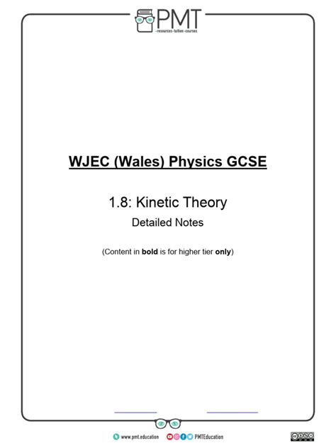 18 Kinetic Theory Pdf Gases Temperature
