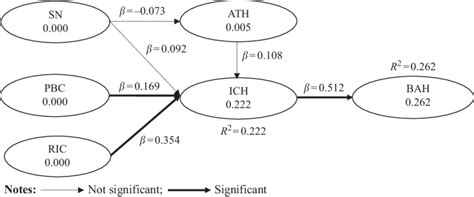 Result Of Structural Model With Partial Least Squares Download