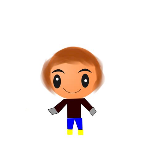 Animated Boy Vector Image Free Svg