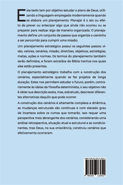 O Plano De Deus Editora Lux Loja