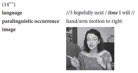 Modelling Paralanguage Using Systemic Functional Semiotics Motion Used