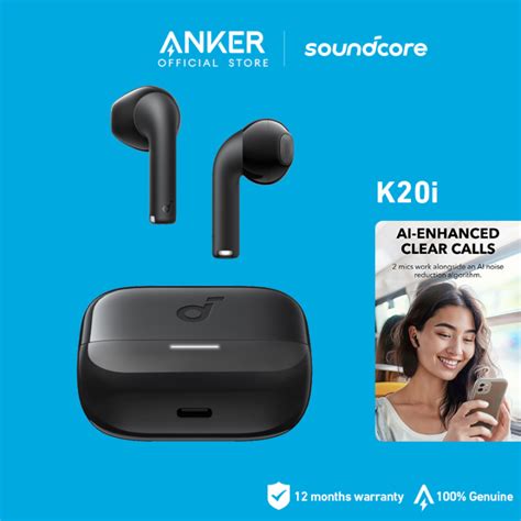 Soundcore By Anker K20i Wireless Earbuds With Mic Wireless Bluetooth 5 3 Earphones 36h Play Time